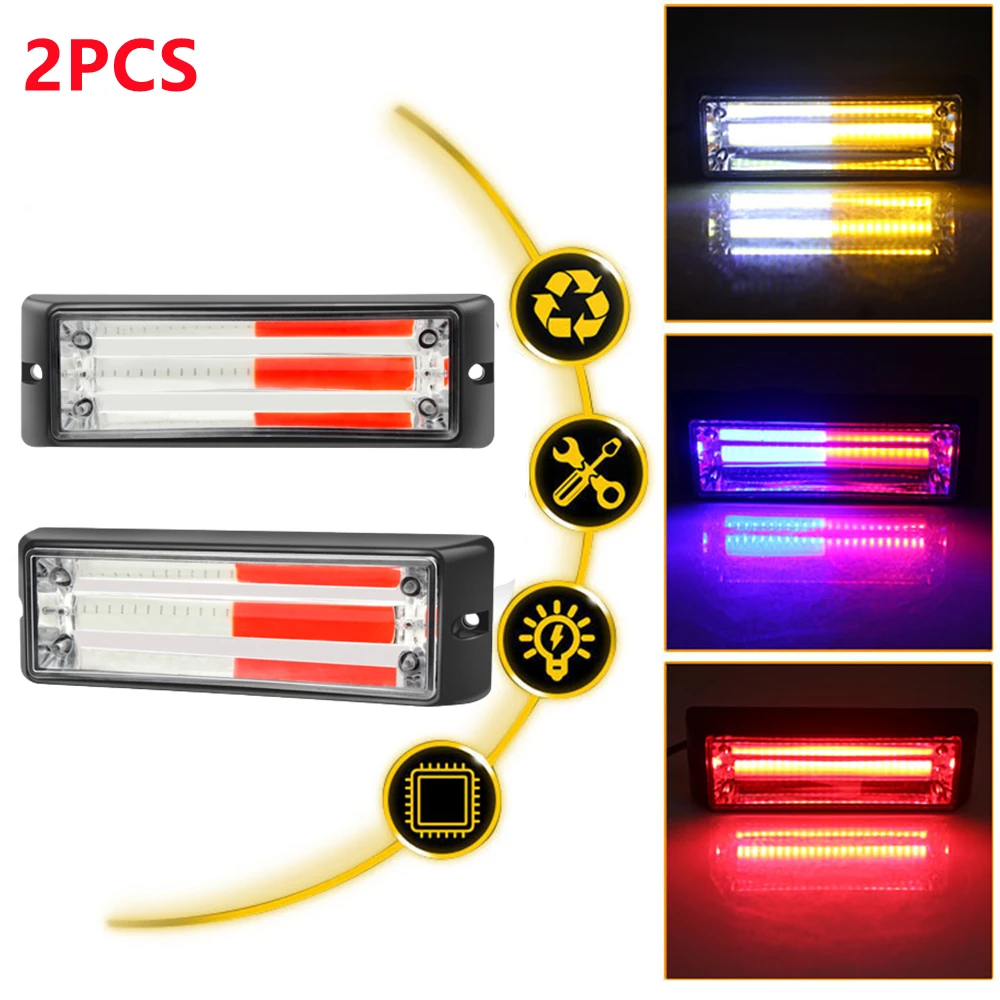 2PCS-Led-Lights-for-Auto-Strobe-Lights-Cob-Led-Gazelle-Auto-Strobe ...