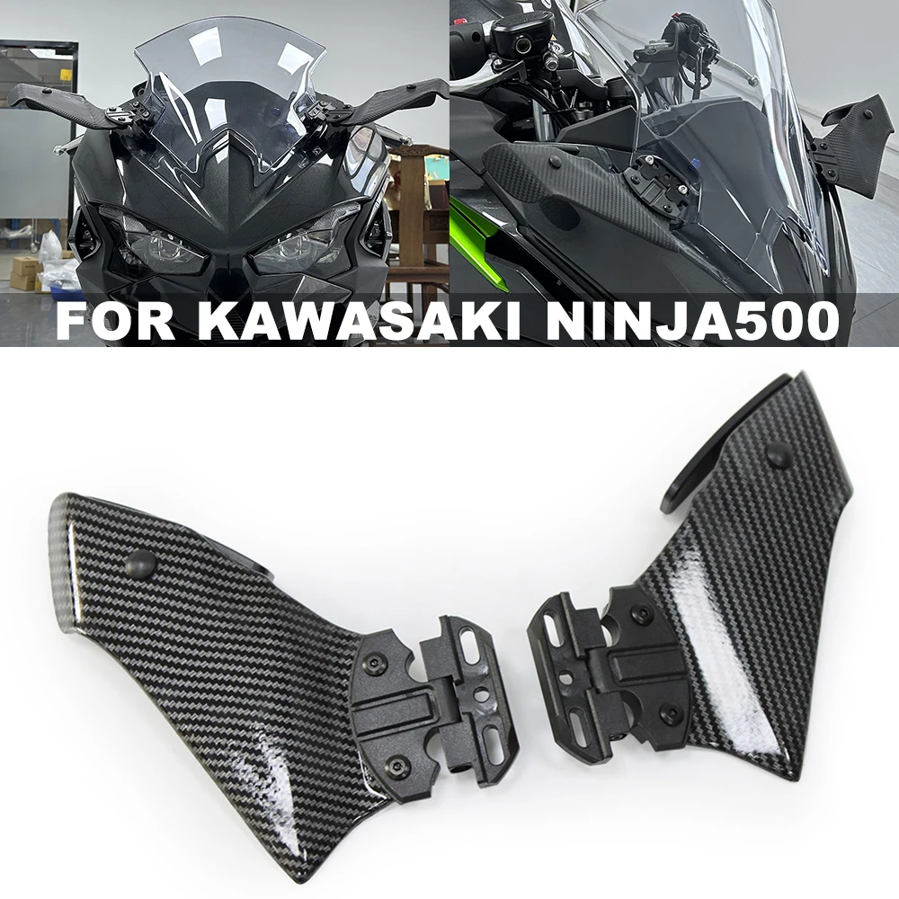 For Kawasaki Ninja 500 400 Ninja500 Ninja400 Motorcycle Side Winglet ...