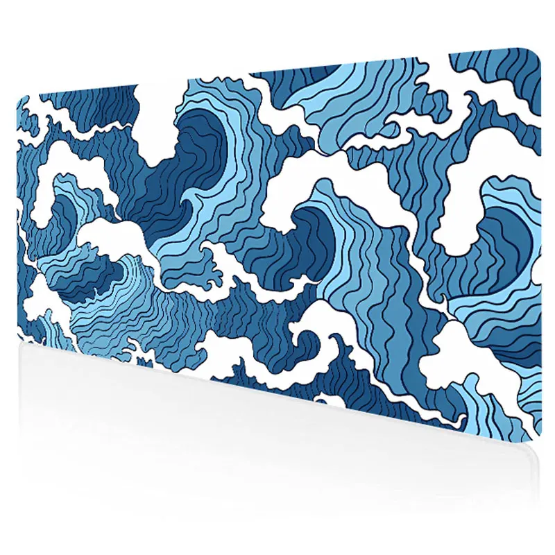 New-Blue-Waves-Mouse-Pad-Gamer-Custom-Large-New-Mousepad-XXL-Desk-Mats ...
