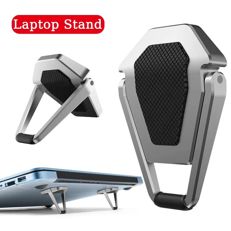 Metal Foldable Laptop Stand Universal Non slip Bracket Support for ...