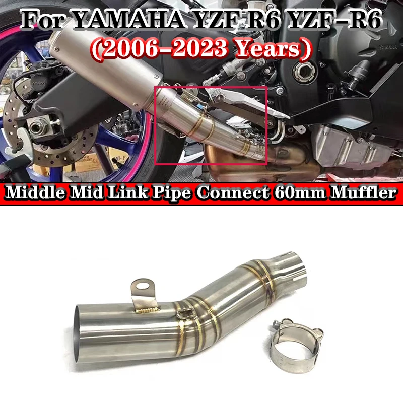 Slip-On-For-Yamaha-YZF-R6-YZF-R6-2006-2023-Years-Motorcycle-Exhaust ...