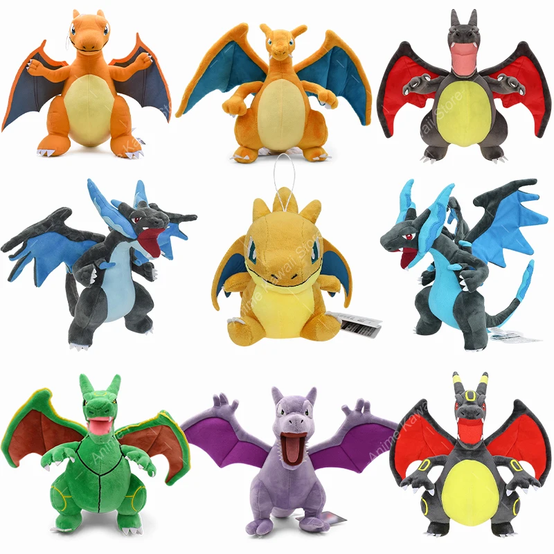 10-Style-Mega-Charizard-X-Y-Stuffed-Plush-Toys-Cute-Pokemon-Shiny ...