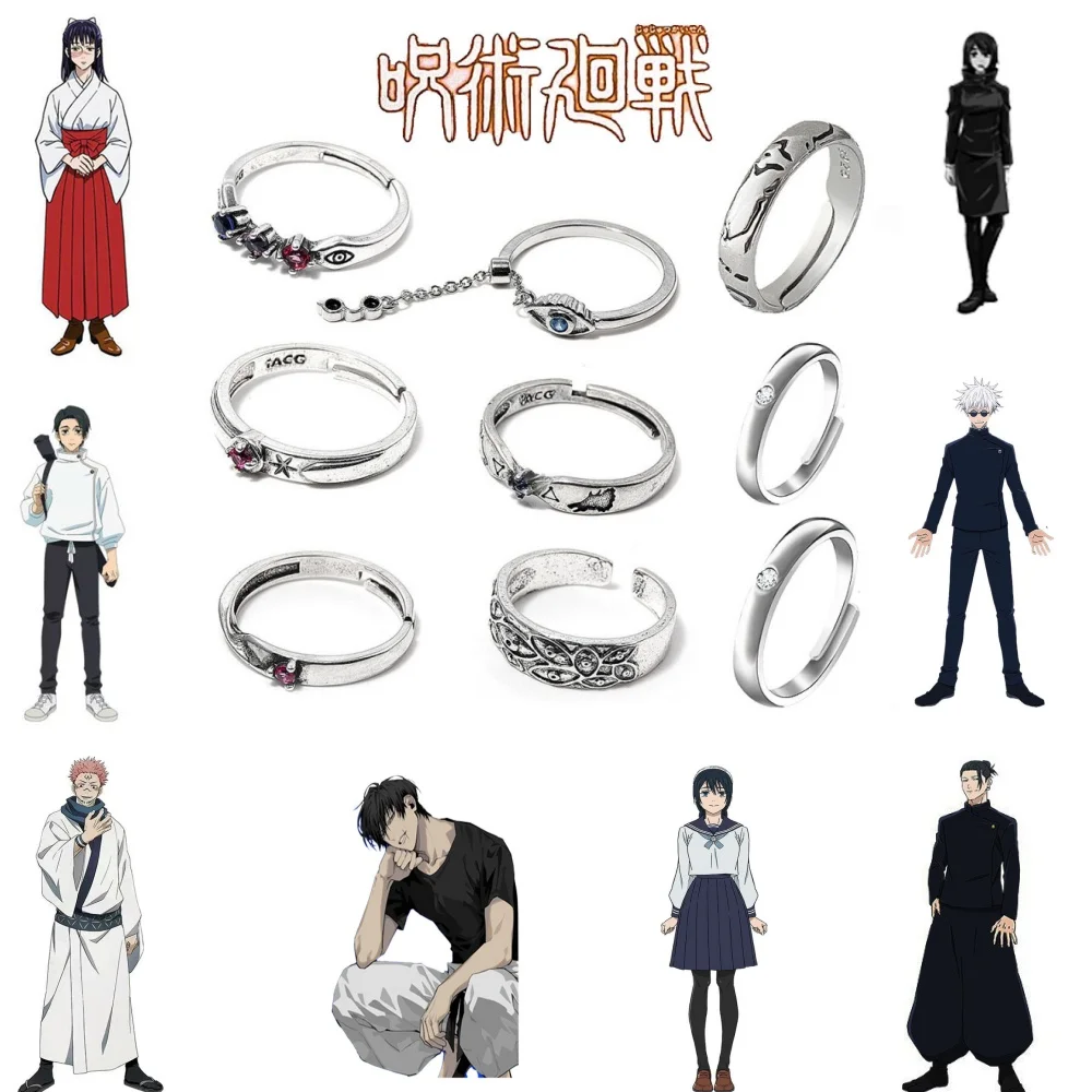 Anime-Jujutsu-Kaisen-Ryomen-Sukuna-Itadori-Yuji-Ring-Cosplay-Metal ...