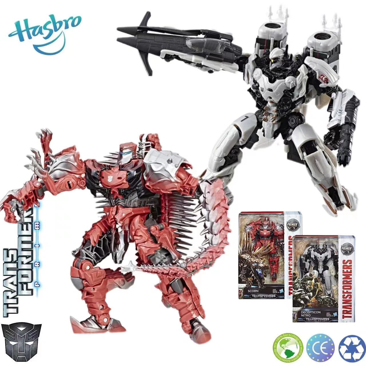 Hasbro Transformers: The Last Knight Voyager Class Nitro Zeus Scorn 3c ...