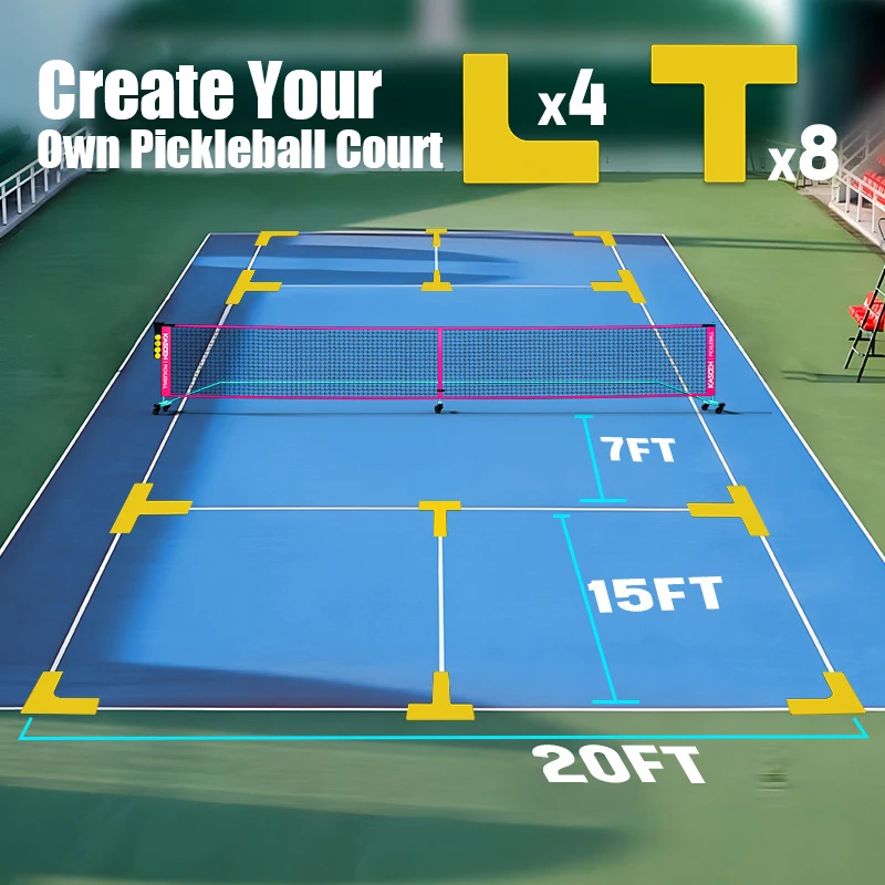 Professional-Pickleball-Court-Marker-Sticker-Set-Tennis-Court-Sign-with ...