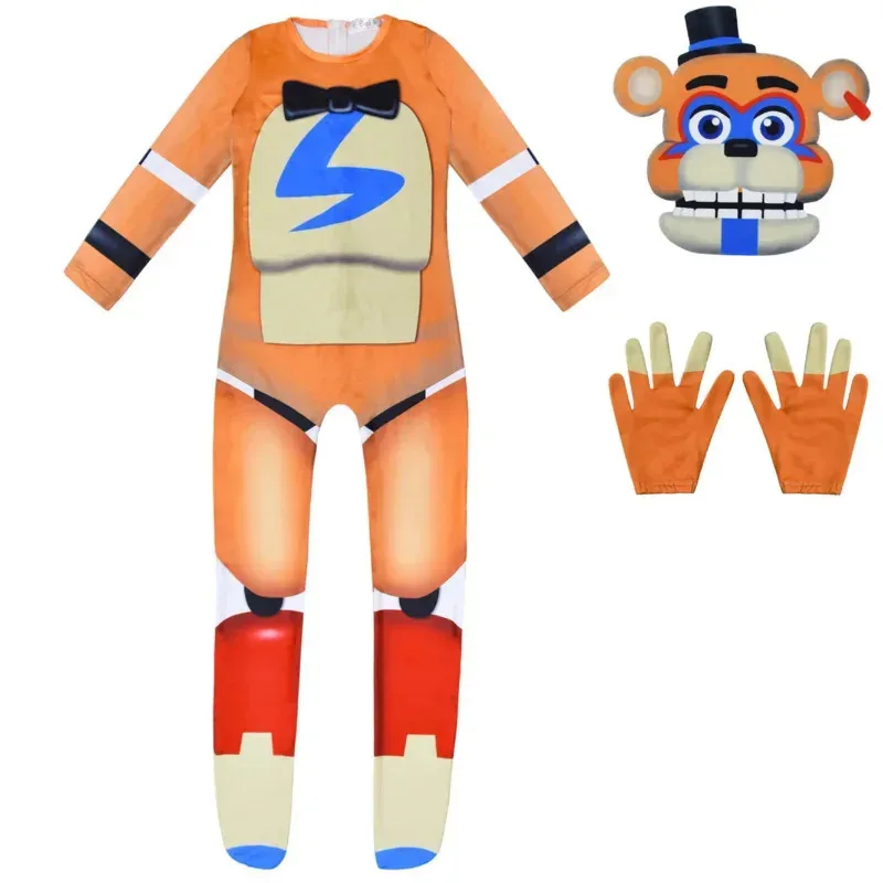 EURO Horrible Halloween Costume Kids Fnaf Scp Jumpsuit Cosplay Bonnie ...