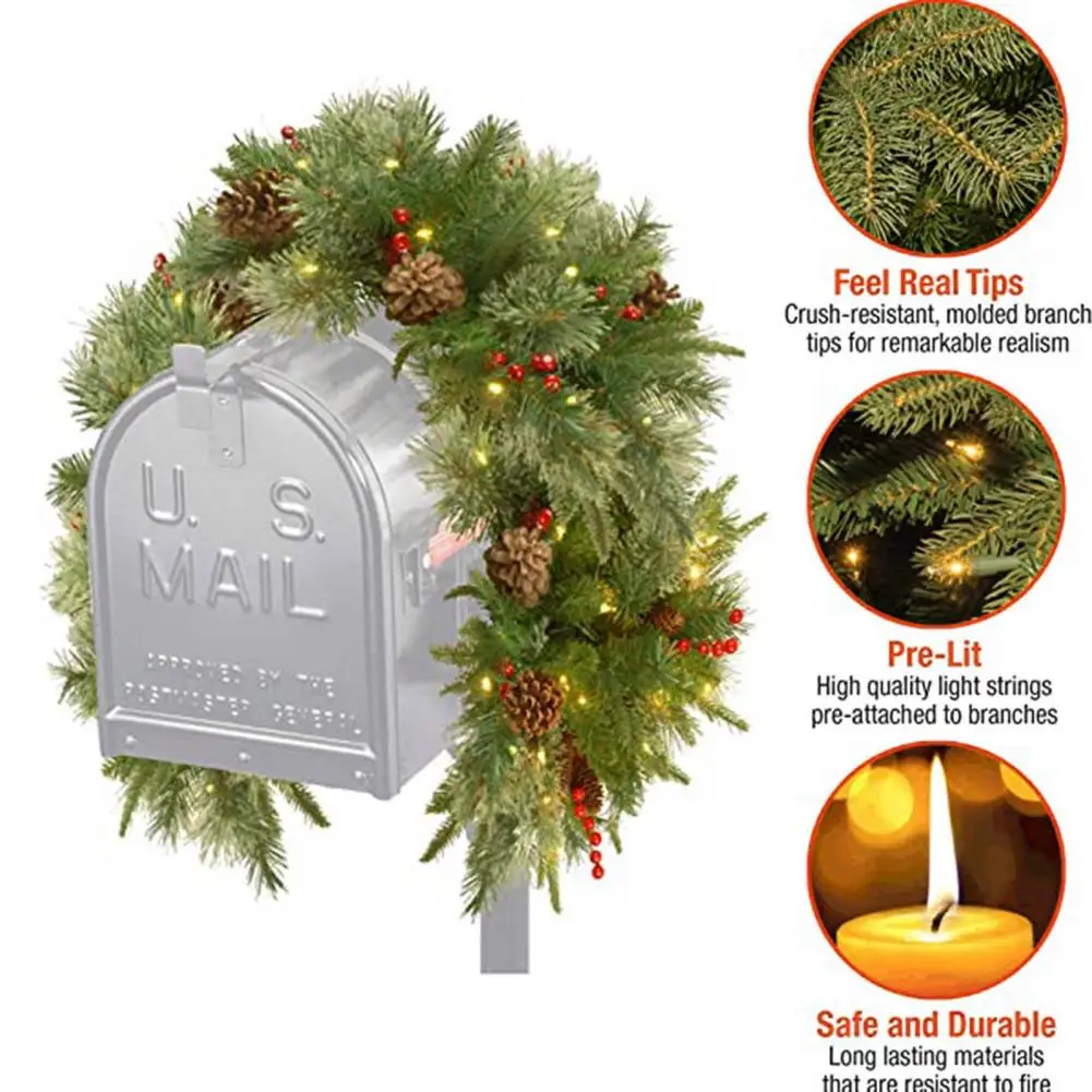 Winter-Greenery-Mailbox-Garland-Battery-Powered-Mailbox-Garland-36-Pre ...