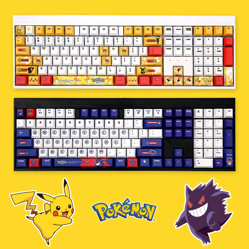 Gengar Mechanical Keyboard | Custom Gengar Keyboard - Anime Pikachu 2 ...