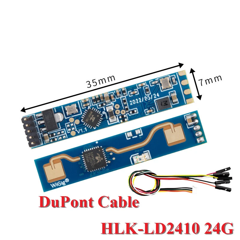 Hlk-ld2410 24g Fmcw 24ghz Smart Human Presence Sensing Radar Module Ld2410 Hlk-ld2410 Millimeter ...