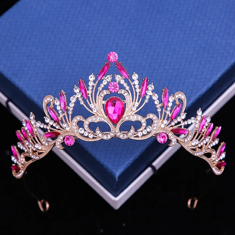 9-Colors-Elegant-Korean-Girls-Crystal-Tiara-Crown-For-Women-Party ...