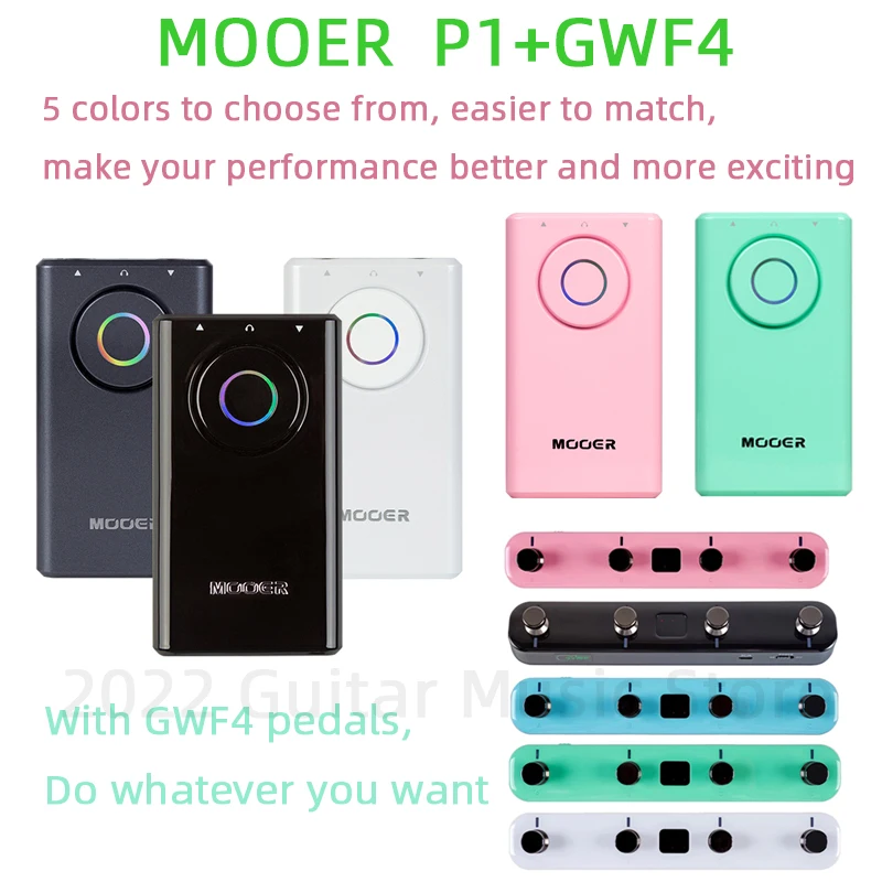 MOOER-PRIME-P1-portable-effects-electric-guitar-acoustic-guitar-bass ...
