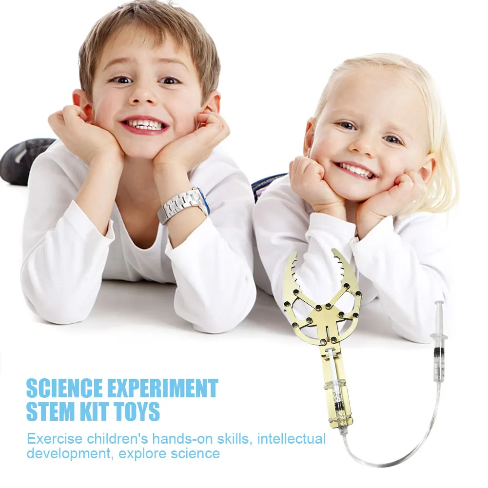 DIY-Stem-Piston-Hydraulic-Manipulator-Model-Kit-Kids-Science ...