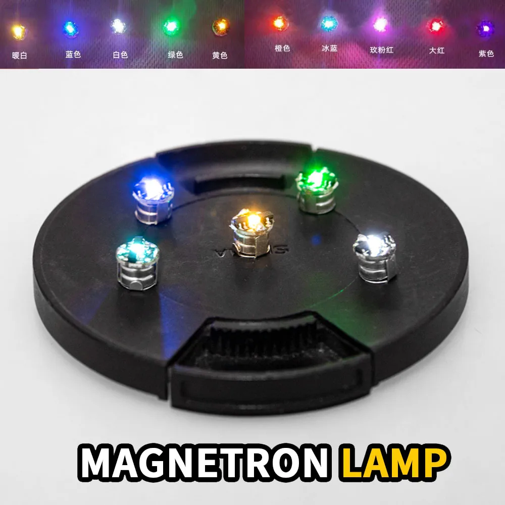 2Pcs-Wireless-Mini-Magnetron-Light-Model-Led-Single-Lamp-Diy-Robot ...
