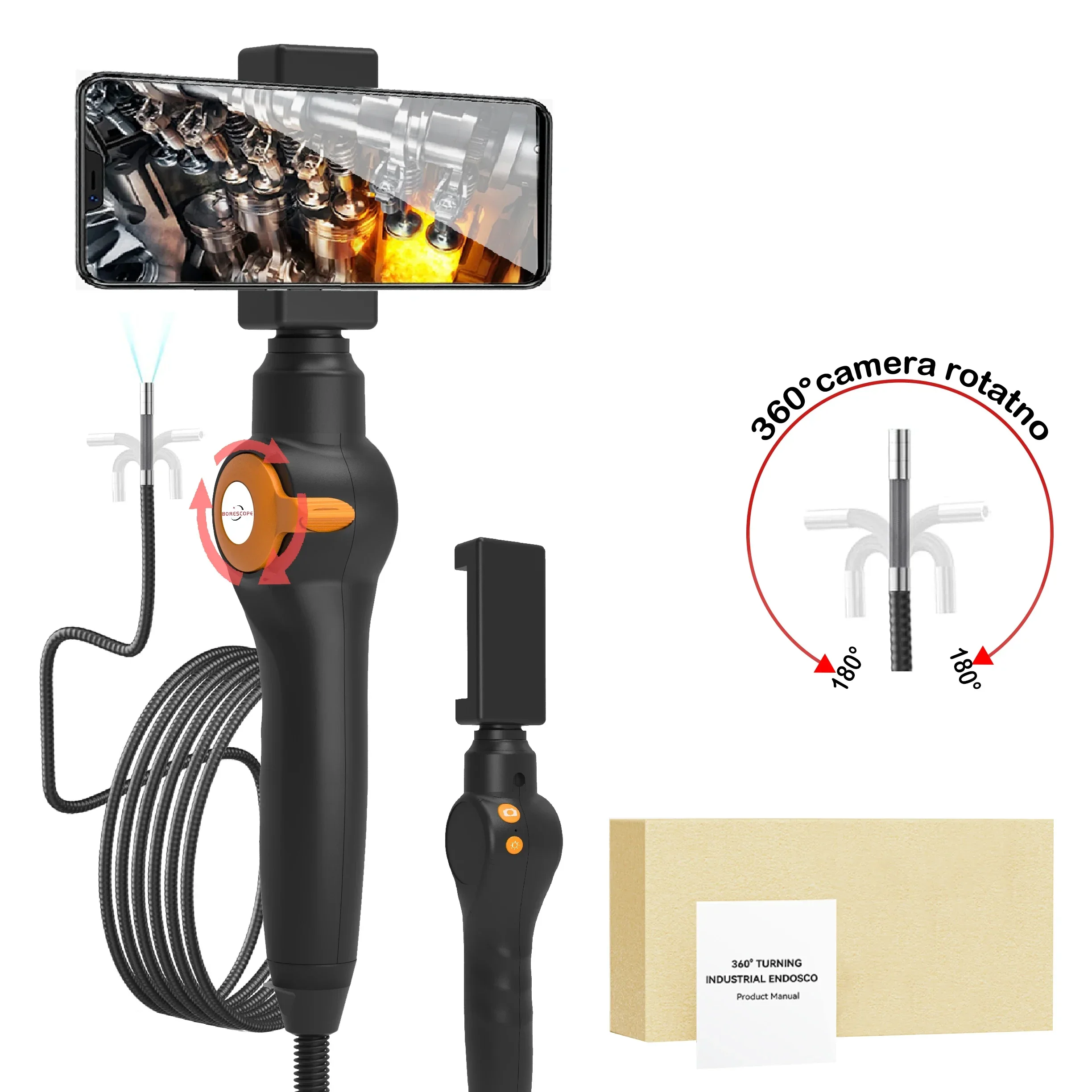 8-5mm-360-Degree-Turn-Industrial-Endoscope-Car-Inspection-Camera-With-8 ...
