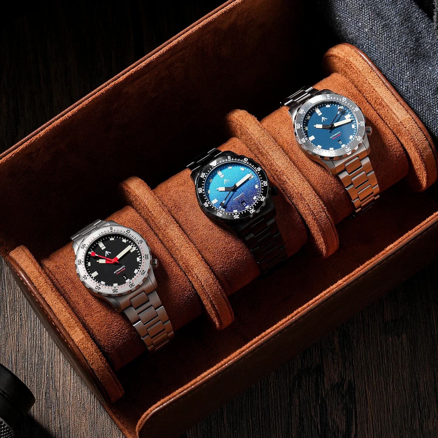 MILITADO ML20 39mm Dive Watch PT5000 Automatic 200M Waterproof Black ...