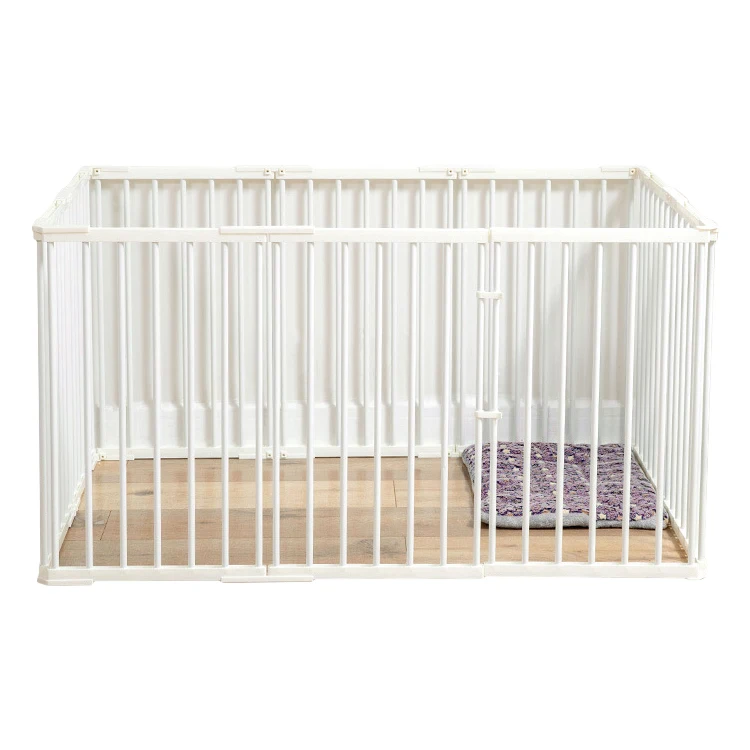 Indoor-Large-Metal-Iron-Portable-Folding-Kennel-Exercise-Dog-Play-Pen ...