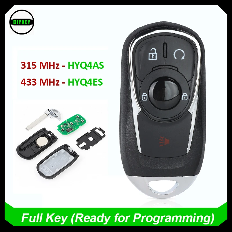 DIYKEY-HYQ4ES-HYQ4AS-P-N-13530513-Smart-Remote-Key-315MHz-433MHz-ID46-4 ...