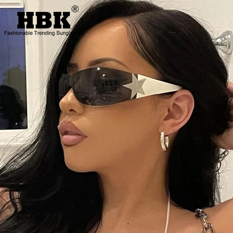 Marca de luxo punk óculos de sol goggle nova mulher 2000wrap s ...