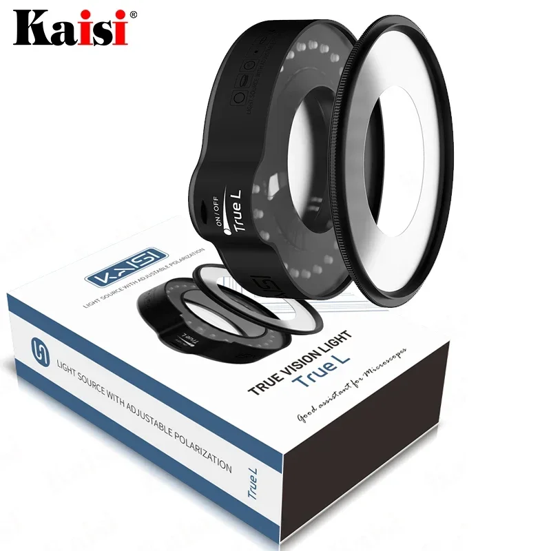 KAISI-True-L-Polarized-Ring-Light-Source-Microscope-Circular-Lamp ...