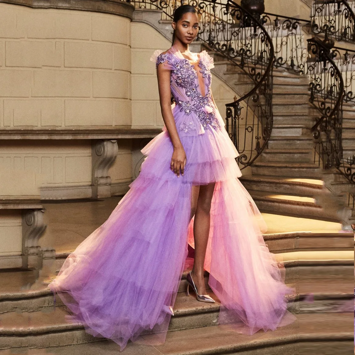 Purple Cocktail Dresses For Weddings