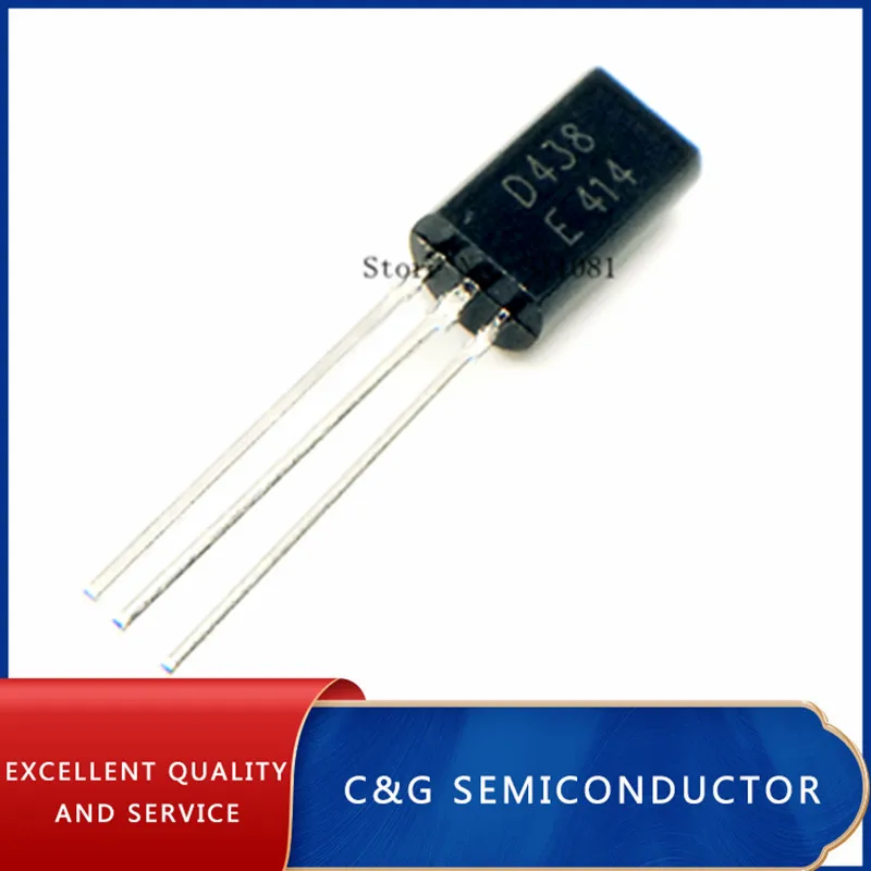 Transistor NPN triodo de baja potencia, 10-20 piezas, D438, 2SD438, TO-92L