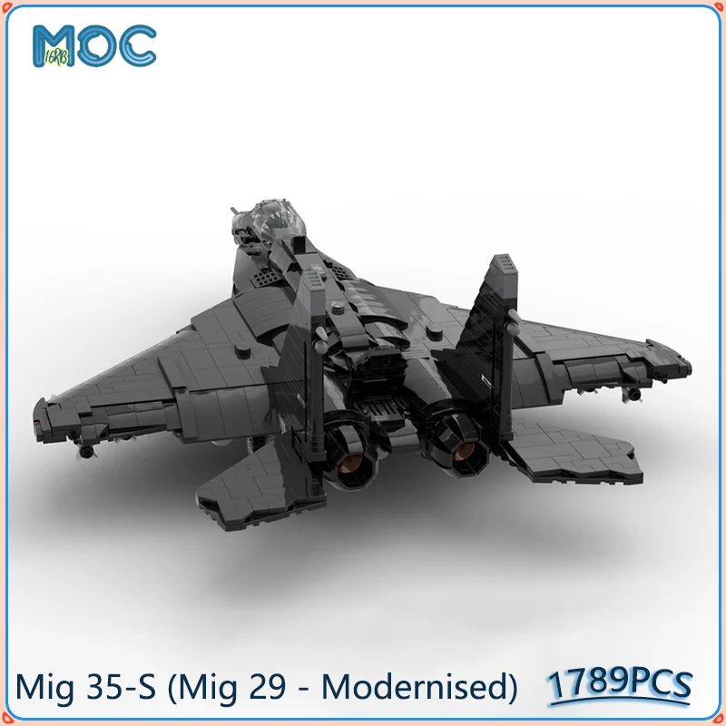 Mig 35-S Multi-role Fighter Model MOC Building Blocks DIY Assemble ...