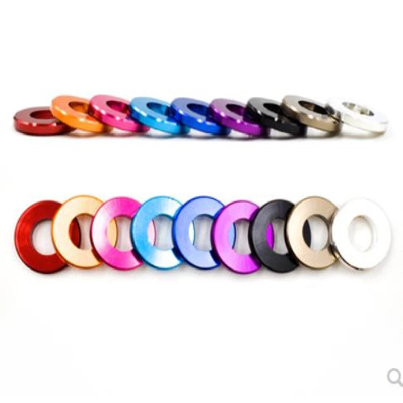 5-20pcs/lot M3 M4 M5 M6 M8 M10 Multi-color Colourful Anodized Aluminum ...