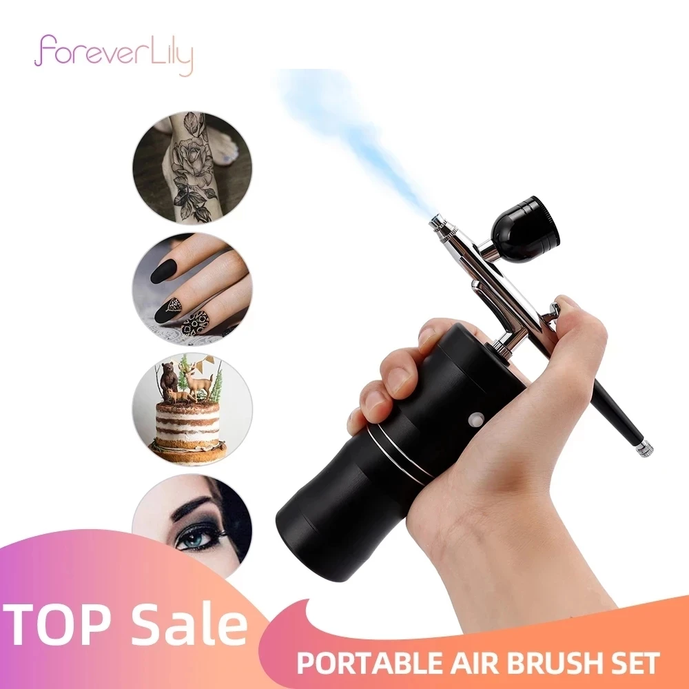 Multi-purpose Cordless Mini Airbrush Set Spray Pump Gen Pen Air ...