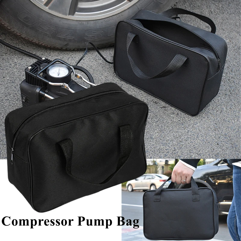 Black-Organizer-Bag-Storage-Handbag-for-Car-Air-Compressor-Pump ...