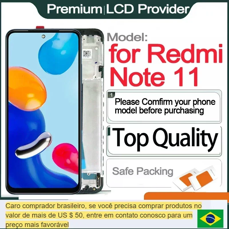 Original all functions LCD Display Replacement for Xiaomi Redmi Note 11 ...
