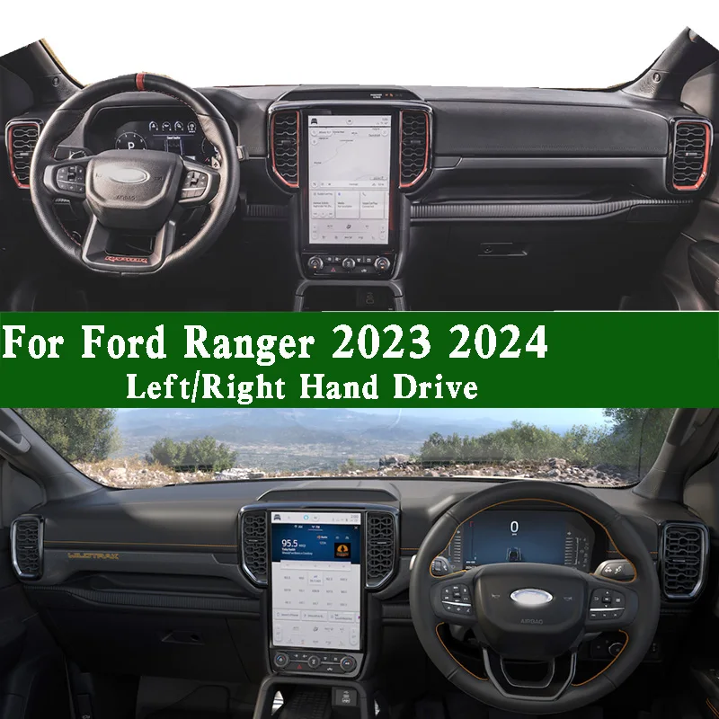 For-2023-24-Ford-Ranger-Raptor-Wildtrak-RHD-Dashmat-Dashboard-Cover ...