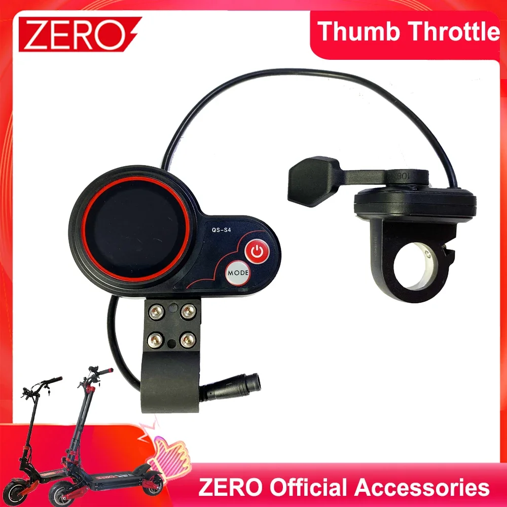 Original-ZERO-Electric-Scooter-Thumb-Throttle-QS-S4-LCD-Display-Kit-for ...