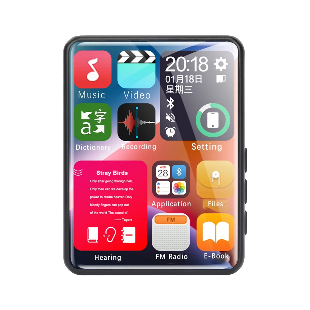 2-4-Inch-Touch-Screen-MP3-Player-Portable-Mini-Hifi-Bluetooth-Lossless ...