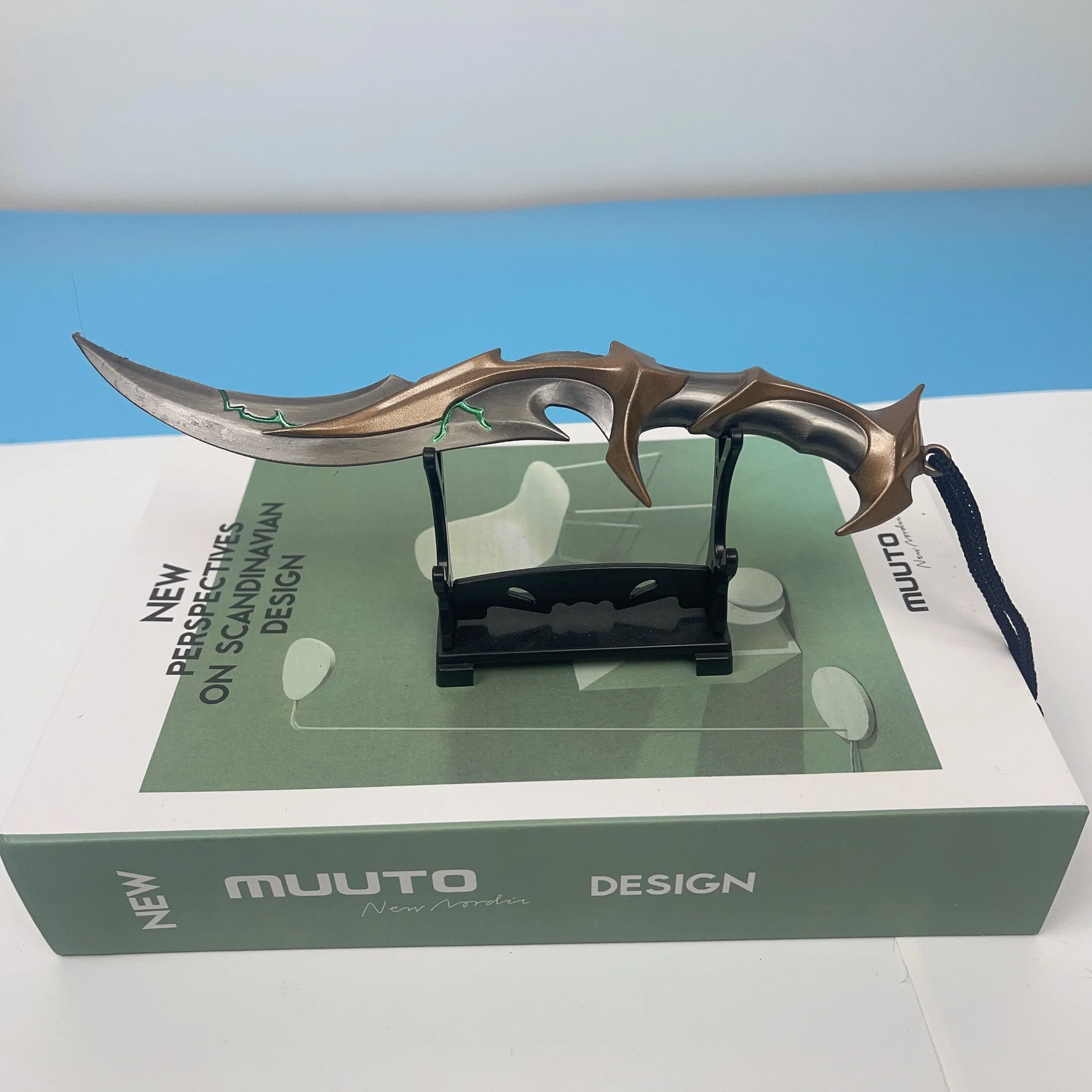 18CM-7-08in-Valorant-Game-Peripheral-Forsaken-Ritual-Blade-with-Leather-Case-Zinc-Alloy-Metal ...