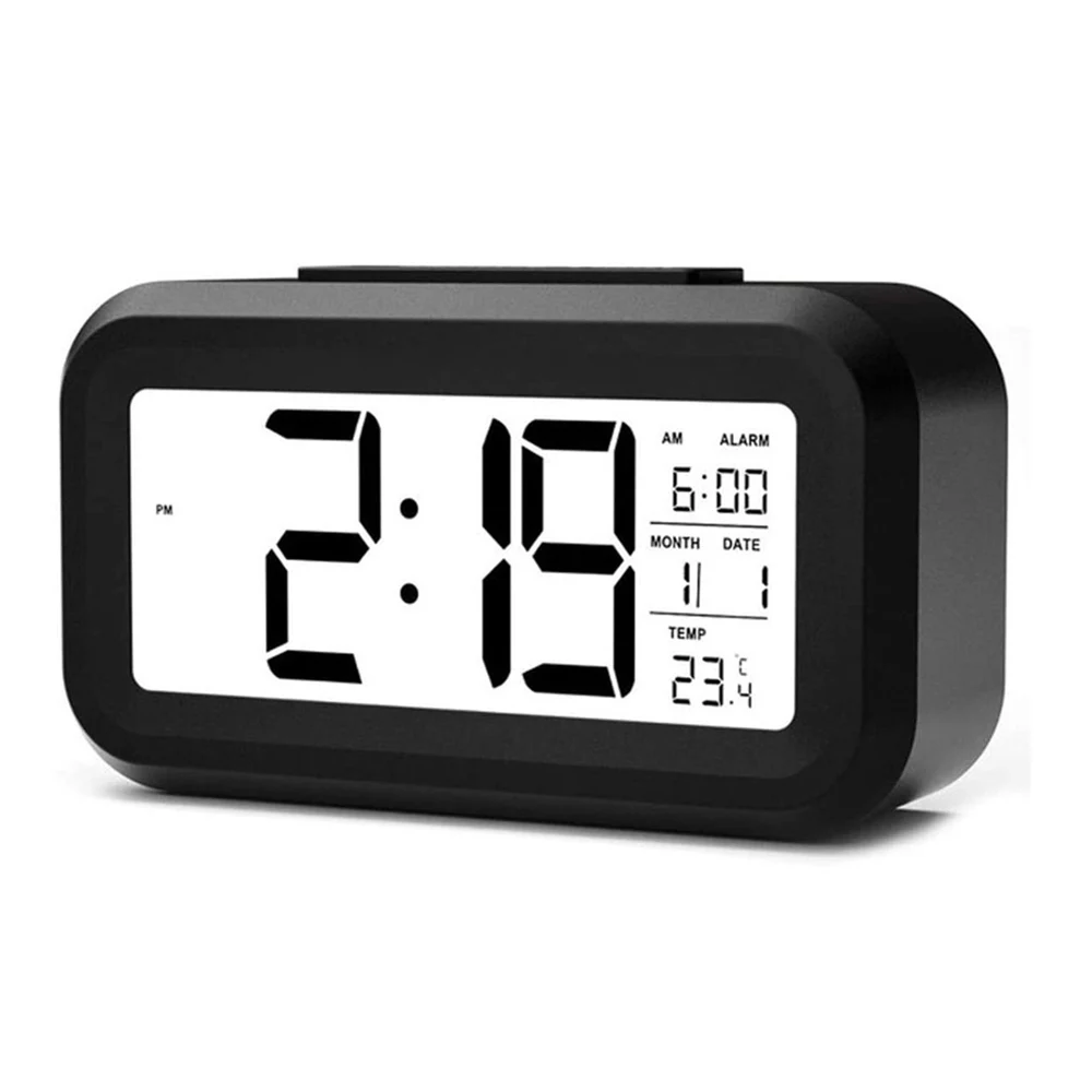 Digital-Alarm-Clock-with-Indoor-Temperature-Light-Sensor-Battery ...