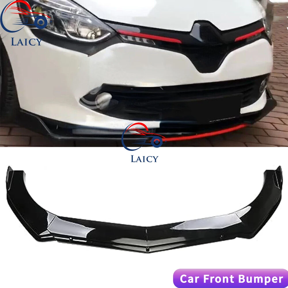 LAICY For Renault Clio 4 5 RS GT 1993-2021 Car Front Bumper Chin Lip ...