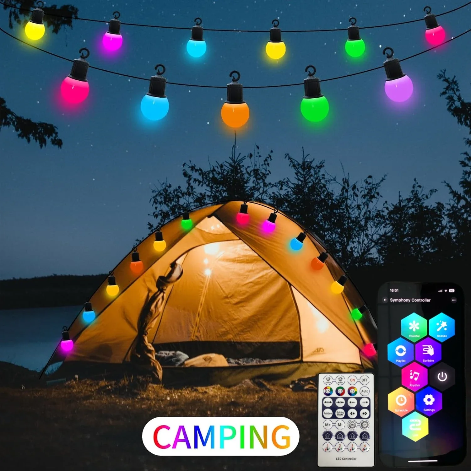 RGB-LED-String-Bluetooth-USB-Music-Dream-Color-Light-G50-light-bulb ...
