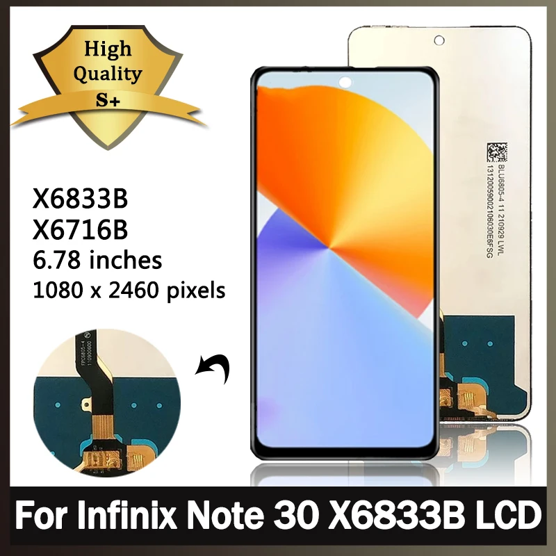 Original-For-Infinix-Note-30-X6833B-X6716B-LCD-Display-Touch-Screen ...
