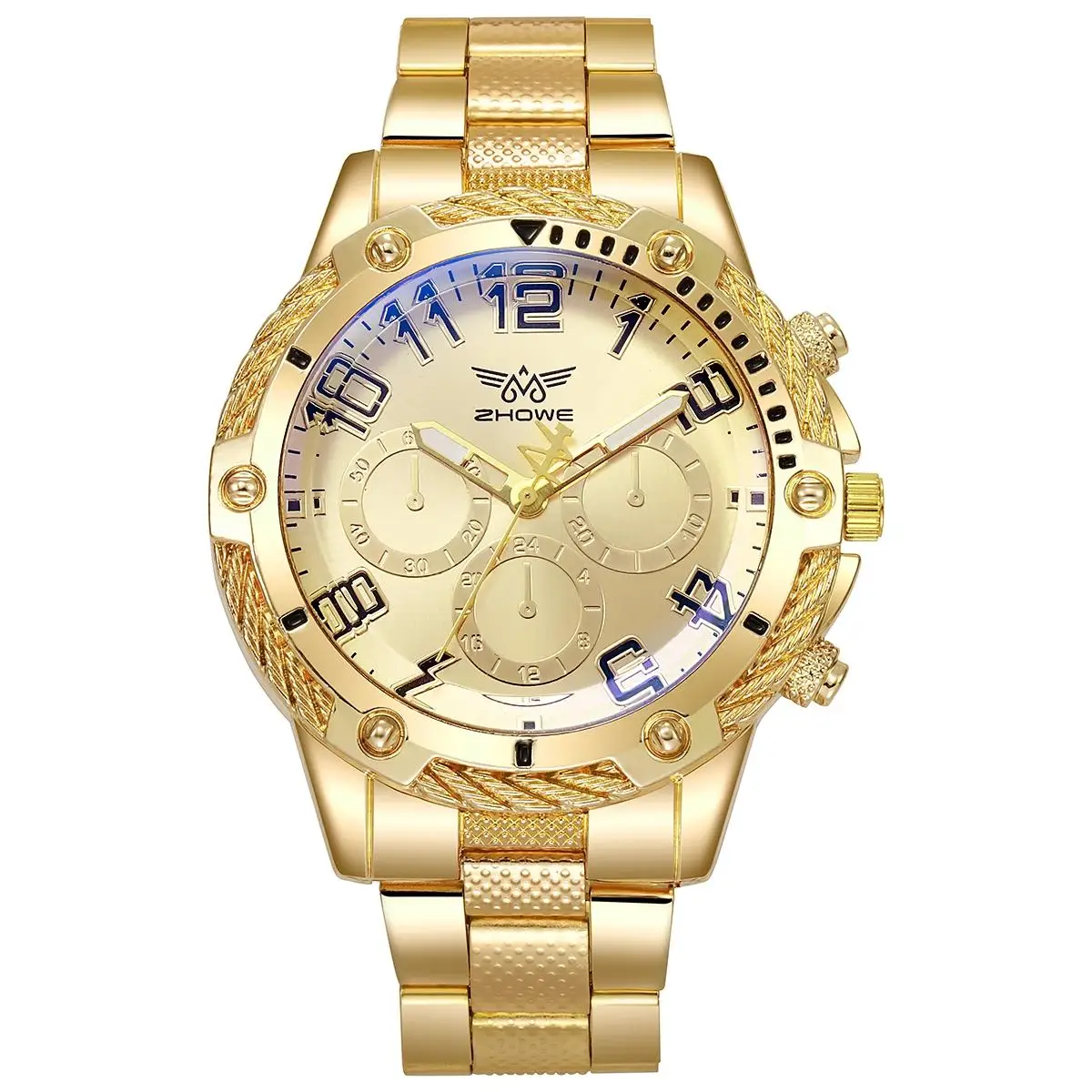 Rock-Heavy-Popular-Big-Dial-Men-Quartz-Watches-horloges-mannen-Luxury ...