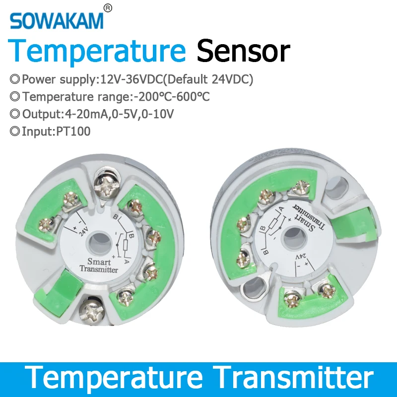 Temperature-Transmitter-PT100-Sensor-4-20mA-0-5V-10V-Output-Temperature ...
