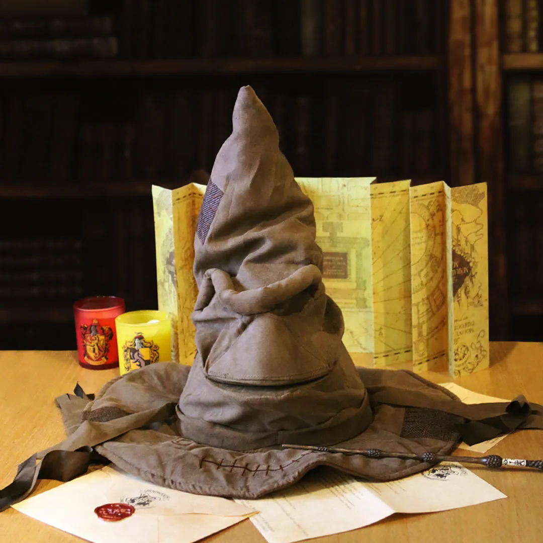 Movies-Potters-Sorting-Hat-Leather-Witch-Takling-Wizard-Hats-Halloween ...