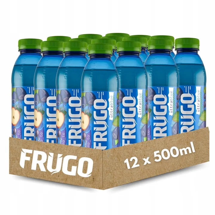 FRUGO Blue Berry & Kombucha Non-carbonated multi-fruit drink 500 ml x ...
