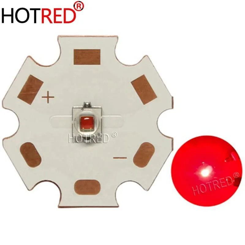 1-50pcs-Original-3535-XPE2-XP-E2-Photo-Deep-Red-660nm-3W-Power-LED-Chip ...