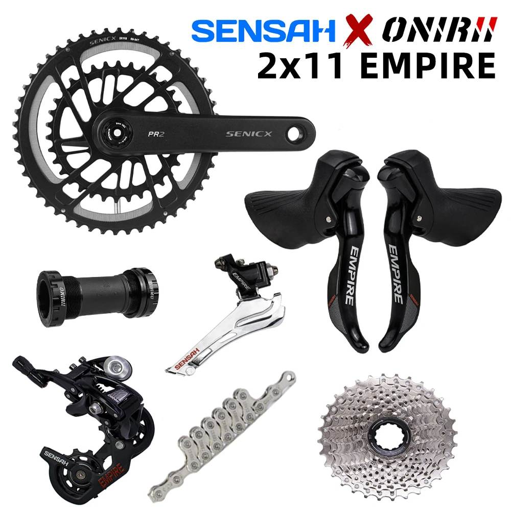 Sensah Empire Groupset Road Bike | Sensah Senicx 2x11 Groupset | Empire ...