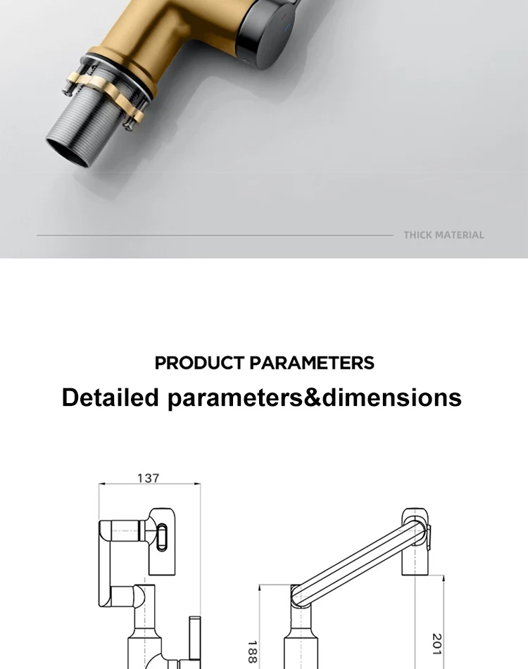 Luxury Swivel Faucet with Temperature Display - FaucetBazaar
