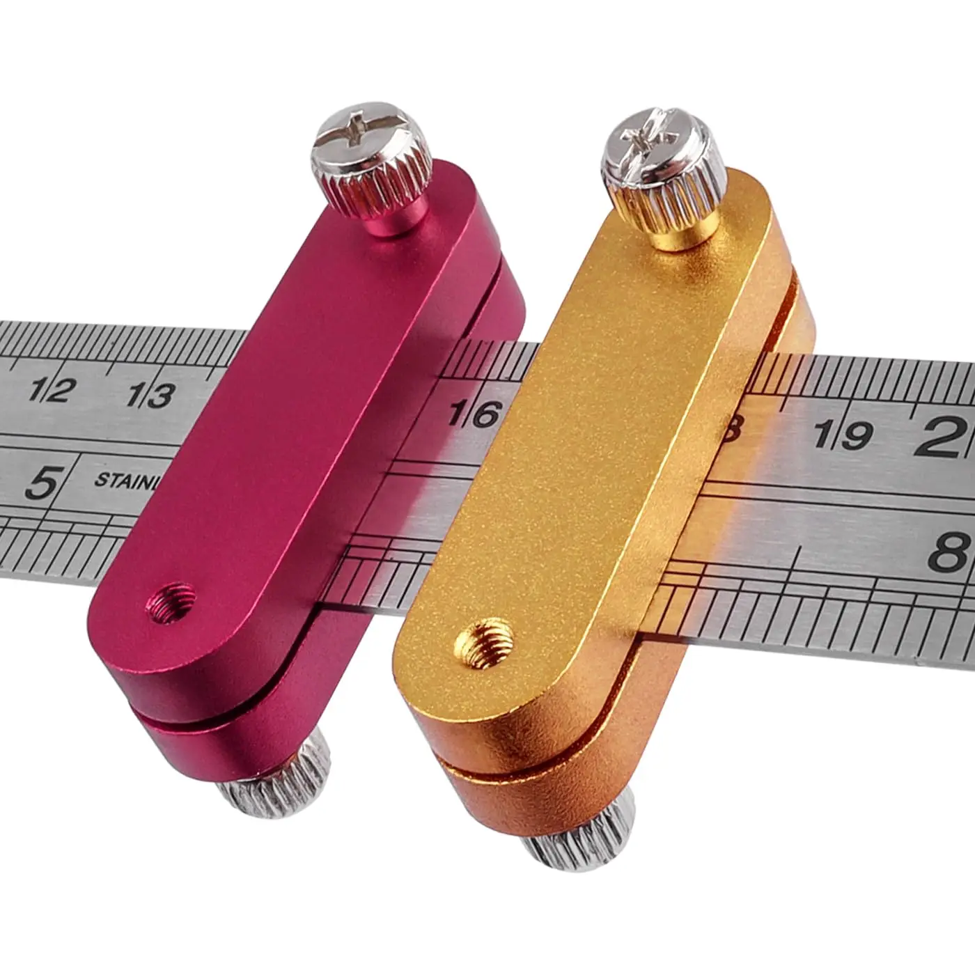 Steel rule limit adjustment locator block Woodworking scribe locator ...