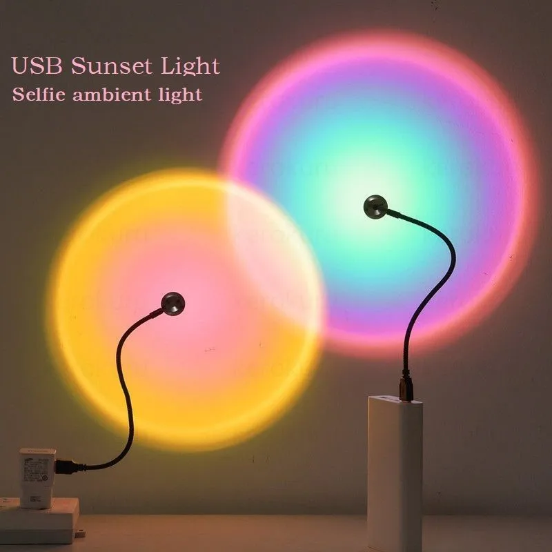 1Pcs-LED-USB-Projection-Light-Setting-Sun-Atmosphere-Projector ...