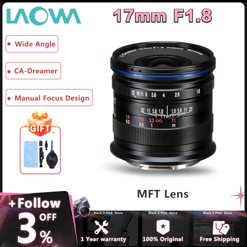 Venus-Optics-Laowa-17mm-f-1-8-MFT-Camera-Lens-Wide-angle-Prime-Sleek ...