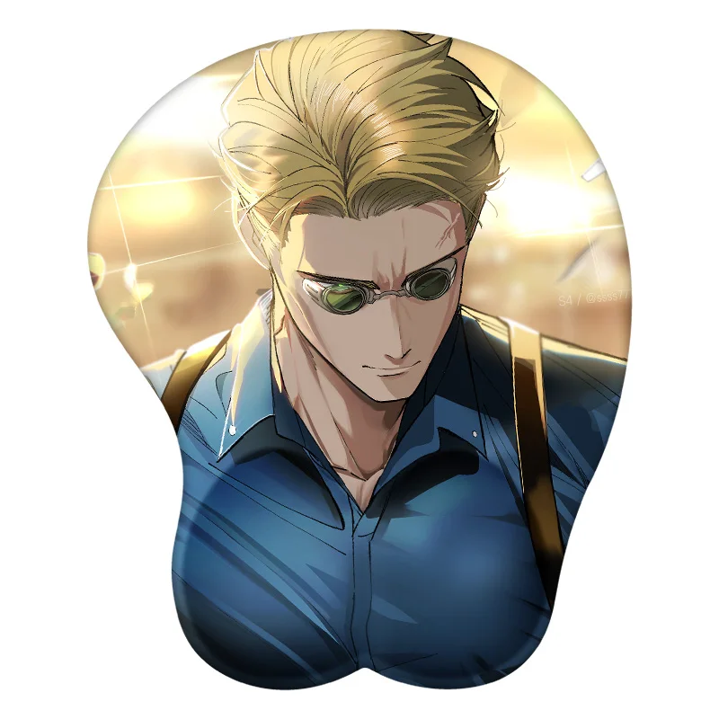 Nanami-Kento-3D-Mouse-Pad-Anime-Wrist-Rest-Silicone-Sexy-Creative ...