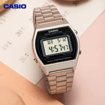 Casio Retro Digital Men's Watch Business Small Silver Gold Watch Series ...
